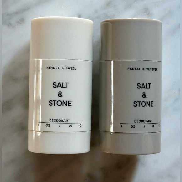Salt & Stone | Bath & Body | Salt Stone Mini Deodorant Duo Neroli Basil ...